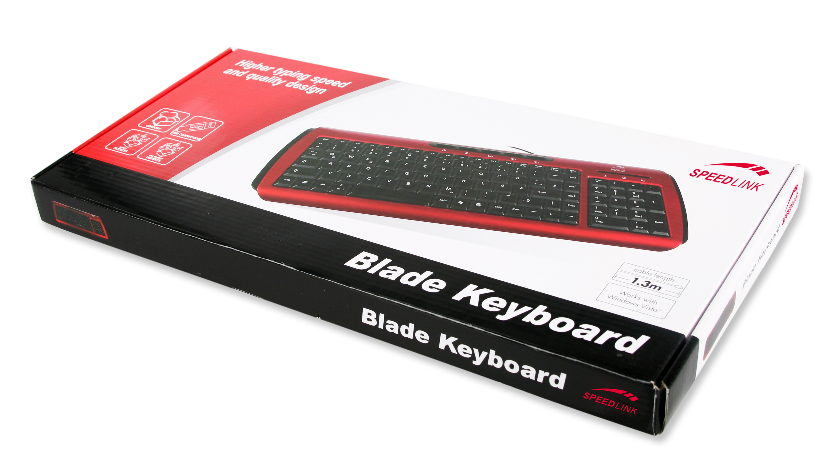 Blade Keyboard, red | SL-6448-SRD