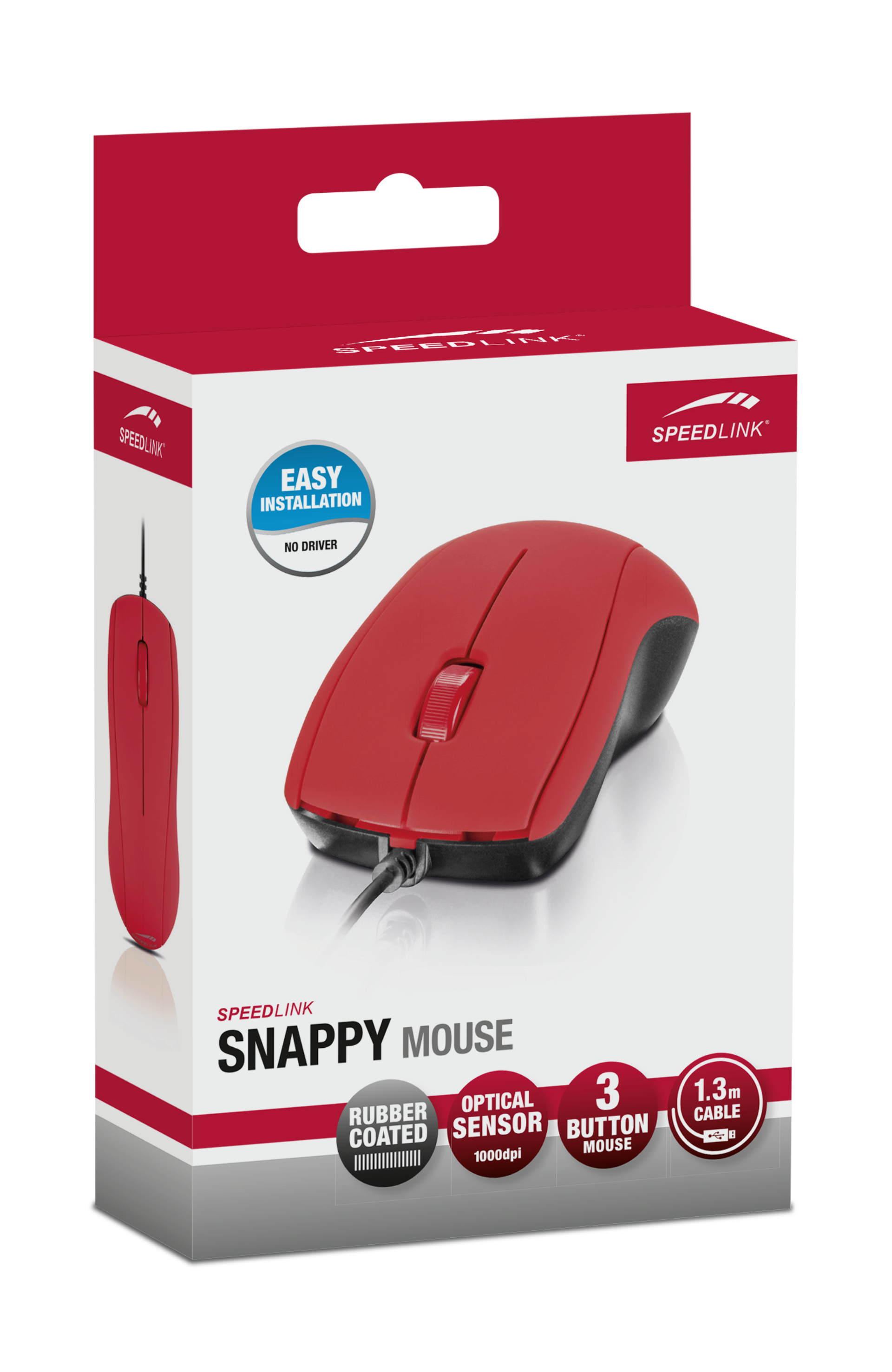 SNAPPY Mouse, red | SL-610003-RD