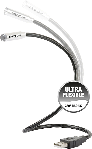 FLASH LED Spotlight, black | SL-7402-BK