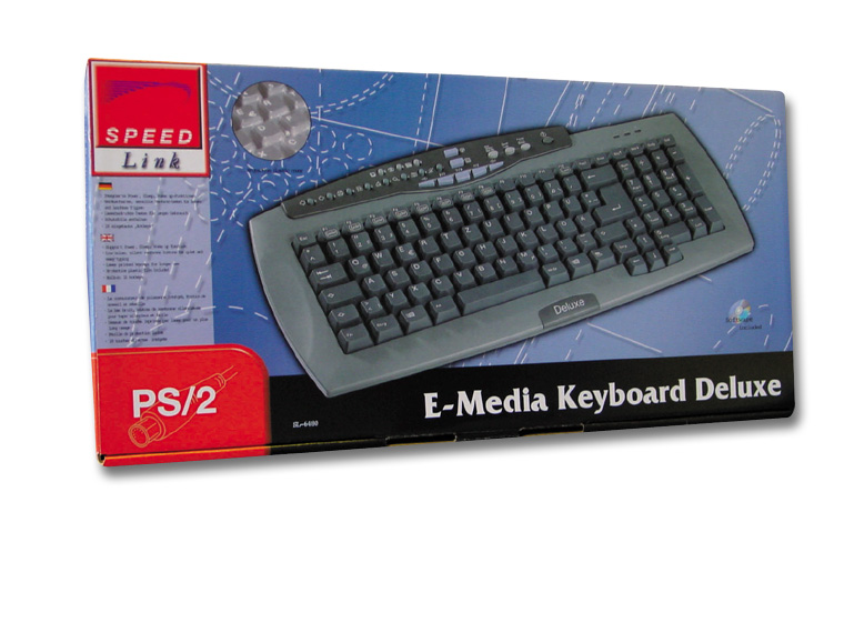 E Media Keyboard Deluxe Ps 2 Sl 6480