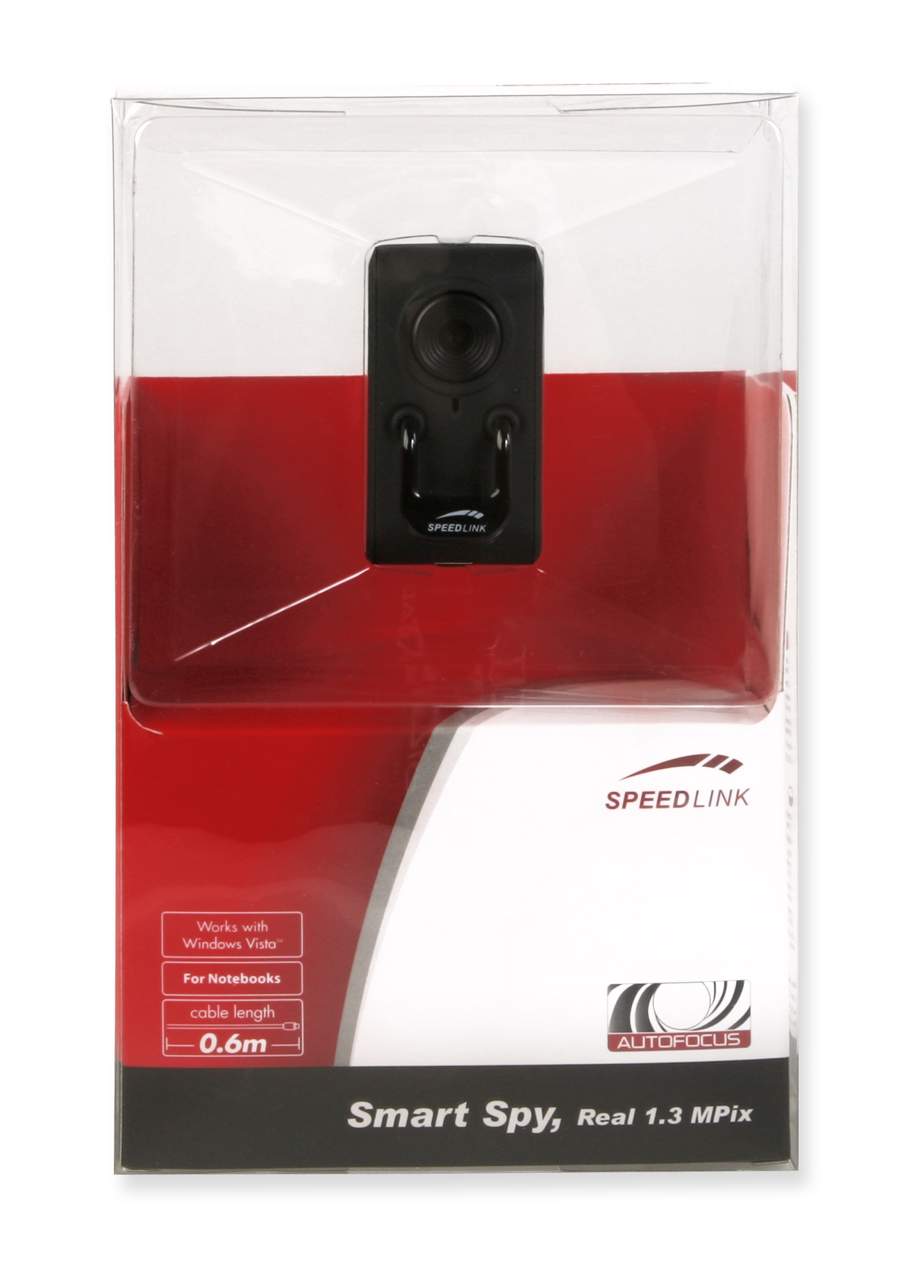 Smart Spy Autofocus Webcam, 1.3 Mpix | SL-6845-SBK