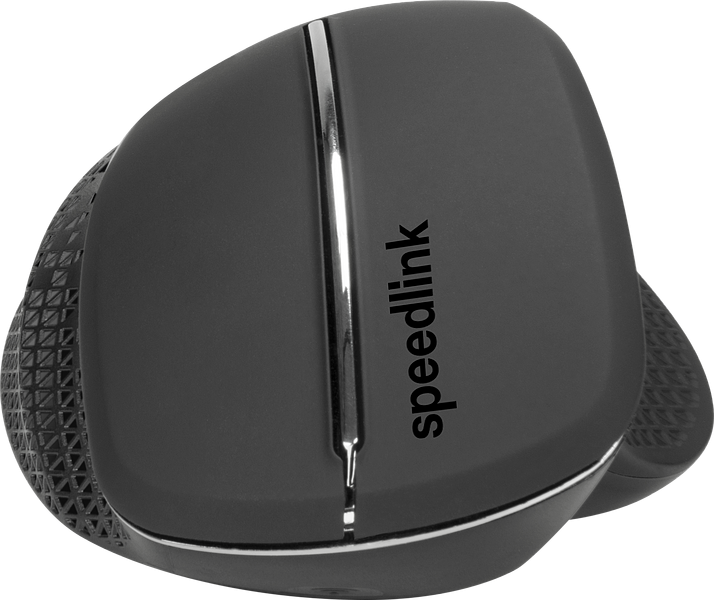 LITIKO Ergonomie Maus - kabellos, schwarz | SL-630020-BK