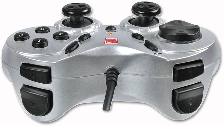 Encounter Gamepad silver – Gaming Controller mit Vibration