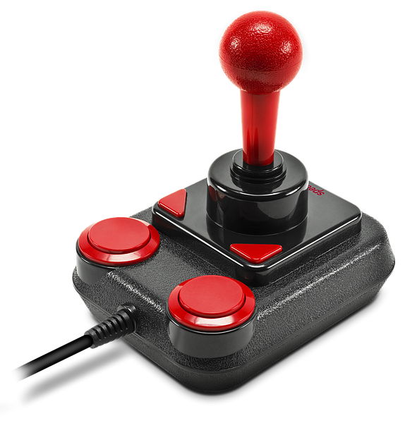COMPETITION PRO EXTRA USB Joystick schwarz-rot – Retro Gaming