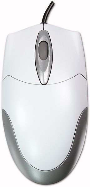 Fast Optical Mouse USB/PS2 Combo, white | SL-6163-SWT